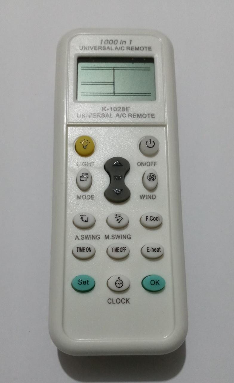 K-1028E CONTROL UNIVERSAL PARA AIRE ACONDICIONADO - ELECTRONICA BENEDICTO