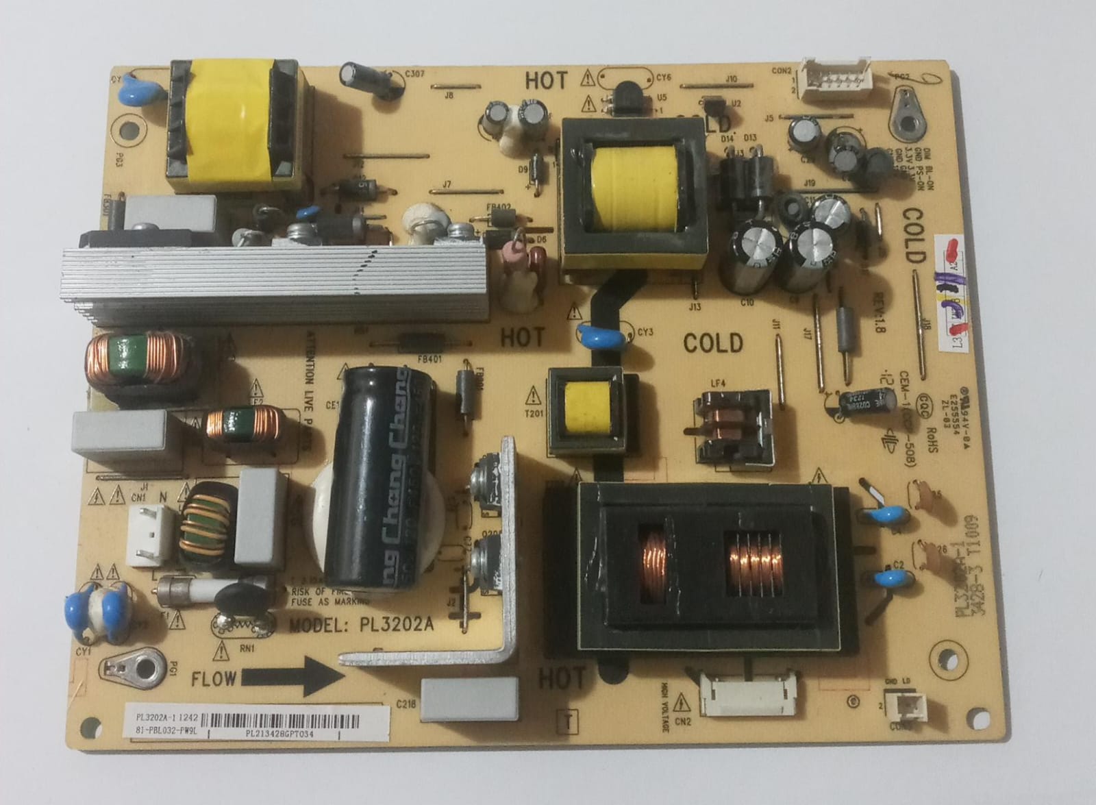 PL3202A POWER SUPPLY BOARD - ELECTRONICA BENEDICTO